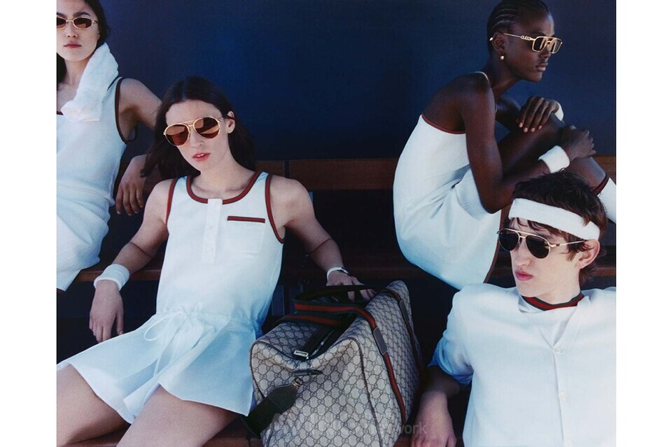 구찌(Gucci), 새로운 ‘구찌 테니스 캠페인’ 통해 감각적인 스타일 완성할 아이웨어 컬렉션 공개