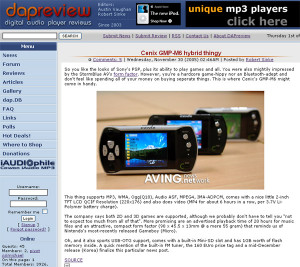 'Junior PSP', 'Gameboy Micro', 'Atari Lynx Micro'