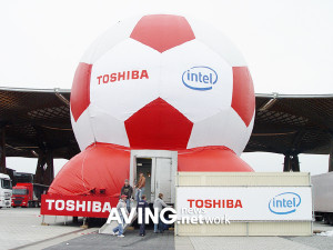 [Hall 26]CeBIT 2006 인기 전시 컨셉 '2006 독일 월드컵'