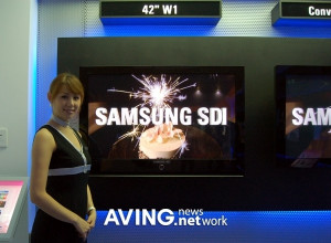 삼성SDI, 풍부한 색상의 PDP TV 'W1'