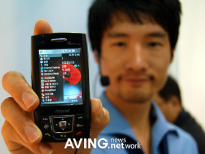 PDA 무선랜 DMB지원 스마트폰 애니콜Fx