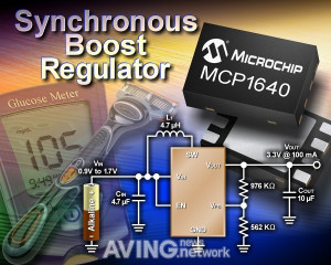 마이크로칩테크, 동기식 부스트 레귤레이터 'MCP1640' 선보여
