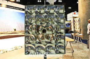 미국 SolFocus, 태양열 집열 시스템 SolFocus 1100S CPV 전시