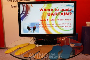 [BISS 2011 현장] 두루셀텍, 충격 및 진동 흡수성 뛰어난 폴리우레탄 폼시트 시리즈 'BARTAIN'